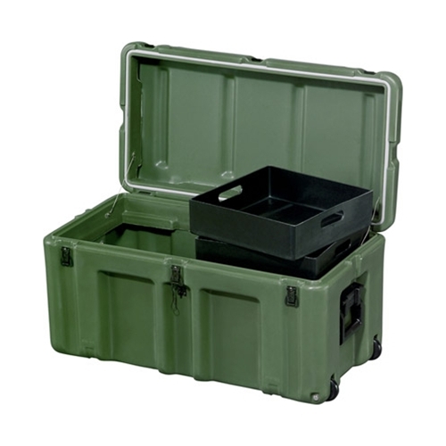 NSN 8145-01-516-5386 Hardigg Footlocker, Large, Olive Drab | Allcases.com